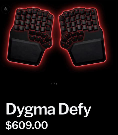 Ergonomic Ortholinear Split Keyboard Dygma Defy With Tenting Computers