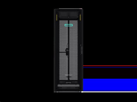 Hpe 42u 600mmx1200mm G2 Kitted Advanced Shock Rack With Side Panels And