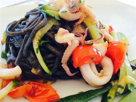 Ink Squid Pasta Italy