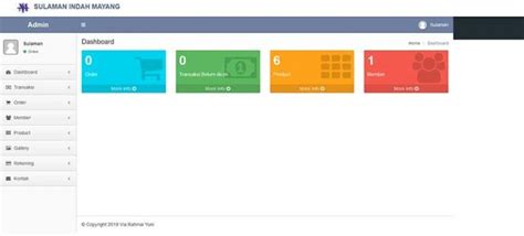 Source Code Project Php Mysql Penjualan Sulaman Dengan Ralavel Php Id