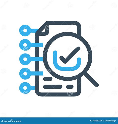Data Integrity Checker Icon Cartoon Vector 351630735