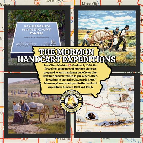 Mormon Handcart Expeditions Iowa Time Machine June 7 1856