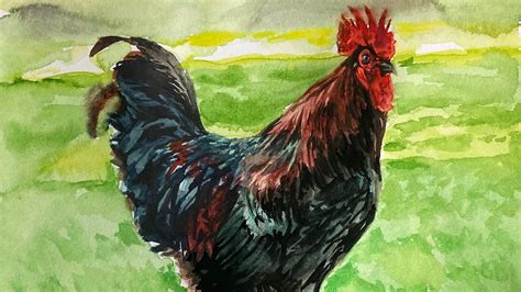 꼬꼬댁 치킨 닭 그리기 Youtube