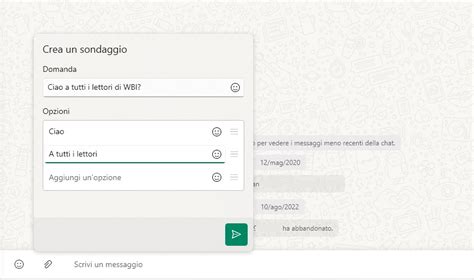 Whatsapp Beta Uwp Introduce Sondaggi E Scheda Chiamate