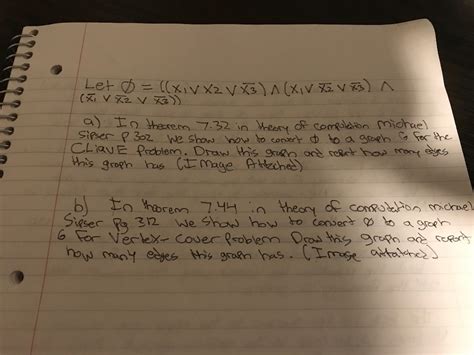 Solved Theorem 7 32 3sat Is Polynomial Time Reducible To