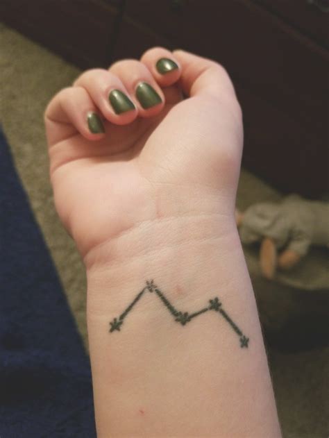 Cassiopeia Constellation Tattoo