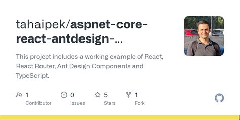github tahaipek aspnet core react antdesign boilerplate this project