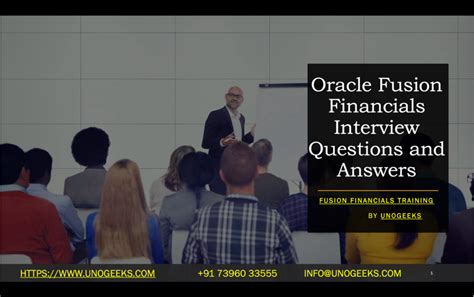 Oracle Fusion Financials Roles And Responsibilities