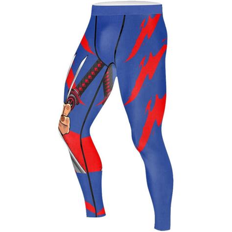 The Deadchoke Mens Compression Leggings Yoga Tights