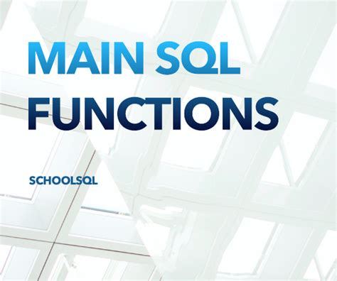 Chapter Schoolsql