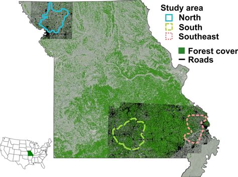 Spatial Bounds Of Gps Collared White Tailed Deer Odocoileus