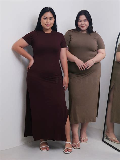 Jual Bigins Fuji Dressdress Bigsize Wanitadress Bodycon Wanita