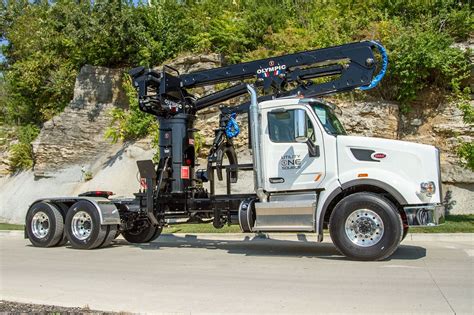 Olympic 14 Ton Logging Style Self Loader Custom Truck One Source