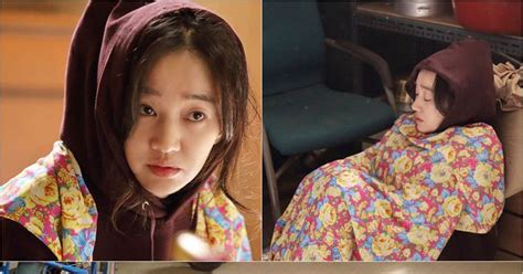 우사남 수애 신문지에 보자기 이불까지 노숙자 변신