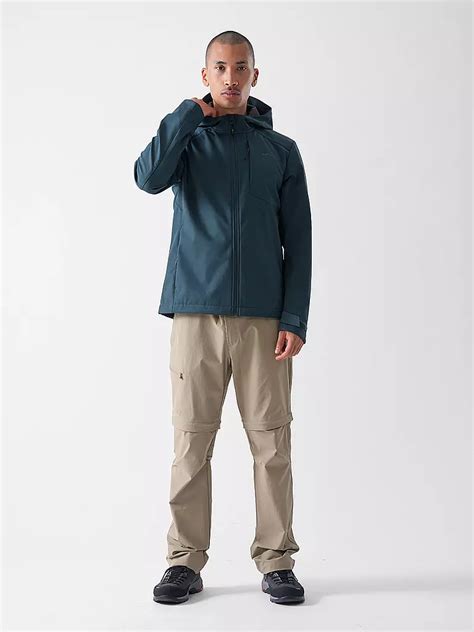 Meru Herren Softshell Jacke Toulouse Hoodie Dunkelgrün