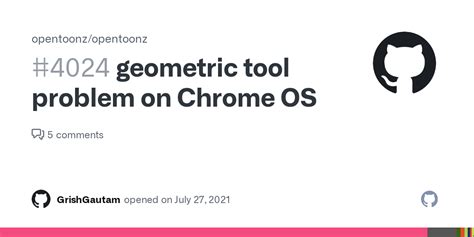 Geometric Tool Problem On Chrome Os · Issue 4024 · Opentoonz Opentoonz · Github