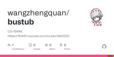 github wangzhengquan bustub cs 15445 urses cs cmu