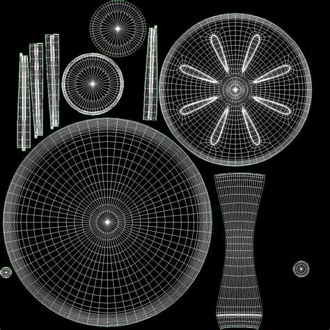 Table 1 3d Model Cgtrader