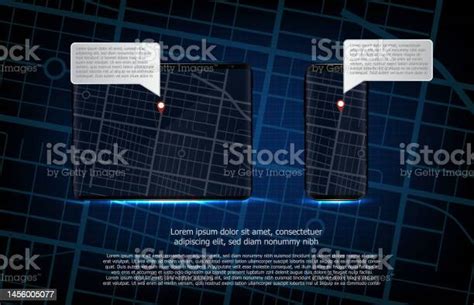 모바일 태블릿 앱 및지도 경로 Gps 도로 탐색 위치 Hud Ui 화면의 추상적 인 배경 3차원 형태에 대한 스톡 벡터 아트 및