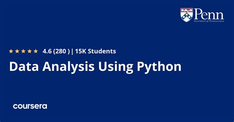 Data Analysis Using Python Coursya