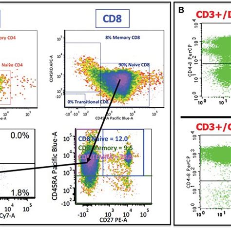Illustrative Flow Cytometry Cases Showing Abnormal T Cells In Several
