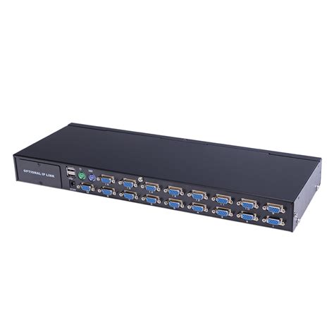 1u Rack Mountable 16 Ports VGA Network Kvm Switch China Kvm Console And VGA Kvm Switch