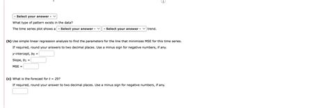 Consider The Following Time Series Iii Iv What Chegg Com