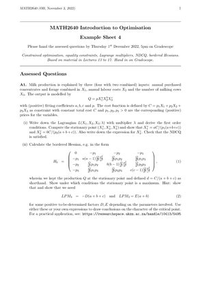 Newnotes 5update Lecture Notes MATH2640 Introduction To