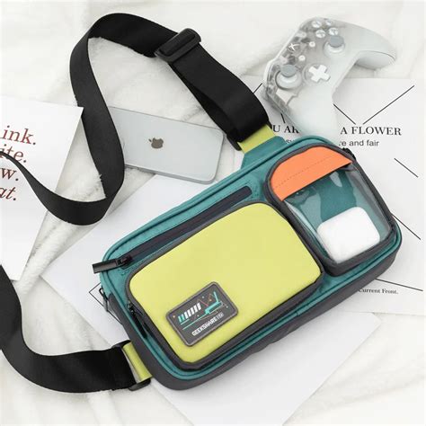레트로 다기능 스토리지 가방 방수 여행 운반 케이스 레이저 메신저 가방 닌텐도 스위치 액세서리가방 Aliexpress