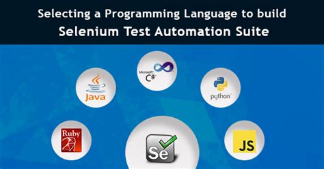 Learn Selenium Training Selecting A Programming Language To Build Selenium Test Automation Suite