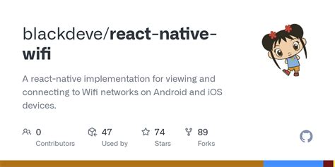 github blackdeve react native wifi a react native implementation for viewing and connecting
