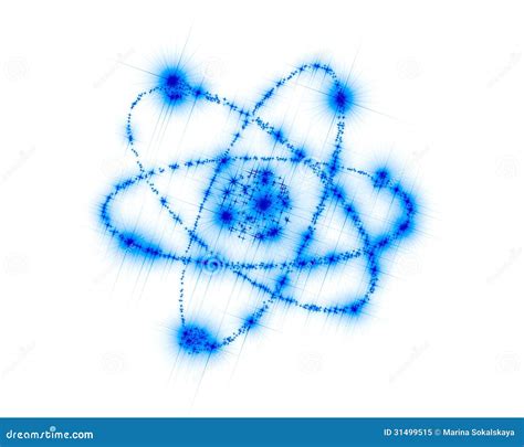 Electrons Rotating In Orbits Around Atomic Nucleus Science Education Scientific Research