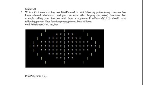 Solved Marks Write A C Recursive Function Chegg