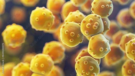Streptococcus Pyogenes Bacteria 3d Computer Illustration Of Streptococcus Pyogenes Or Group A