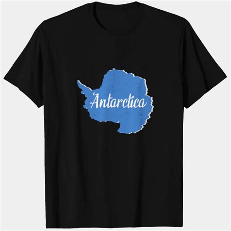 Antartica Map Continent T Shirt Id 10144004 By Davbennett Printblur