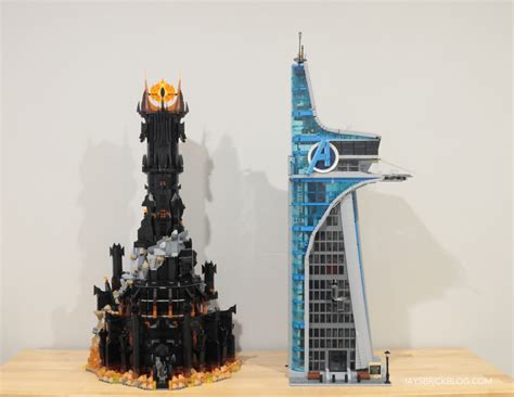 Heres How Tall Lego 10333 Barad Dur Is Plus How It Compares To Orthanc And Other Tall Sets