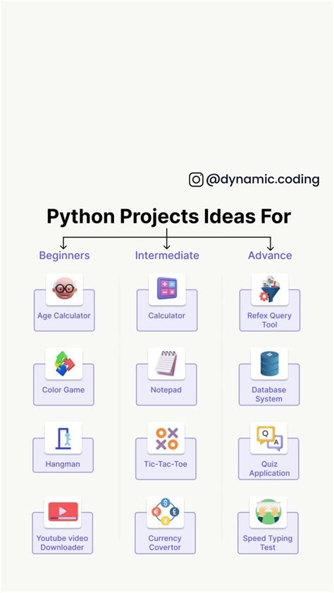 python project ideas for beginner intermediate and pro programmers