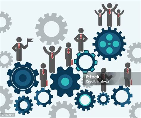 실업가 실루엣에 큰 서 장부 기호 어떻게 더 많은 고객 또는 고객 개념 평면 벡터 일러스트 레이 션 개념에 대한 스톡 벡터 아트