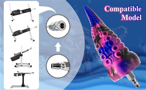Amazon Com Samko Sex Machine Attachments 7 In Silicone Tentacle Dildo With Quick Air Connector