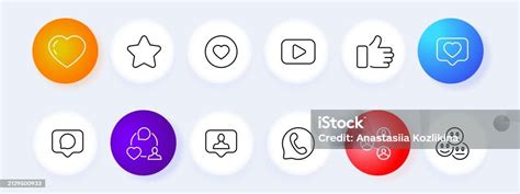 채팅 아이콘 세트 대화 풍선 메시지 이모티콘 체크 표시 확인 서신 소셜 네트워크 신형성 스타일 비즈니스 및 광고를 위한 벡터 라인 아이콘 0명에 대한 스톡 벡터 아트 및