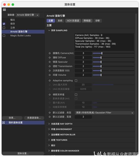 中文汉化c4dtoa For Cinema 4d 2023 Macc4d阿诺德arnold 渲染器插件v440 哔哩哔哩