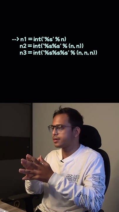 Python Program That Accepts An Integer N And Computes The Value Of Nnnnnn Youtube