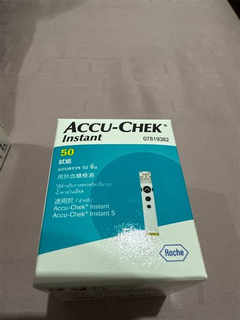 Accu Chek Instant S Health Nutrition Health Monitors Weighing Scales On Carousell