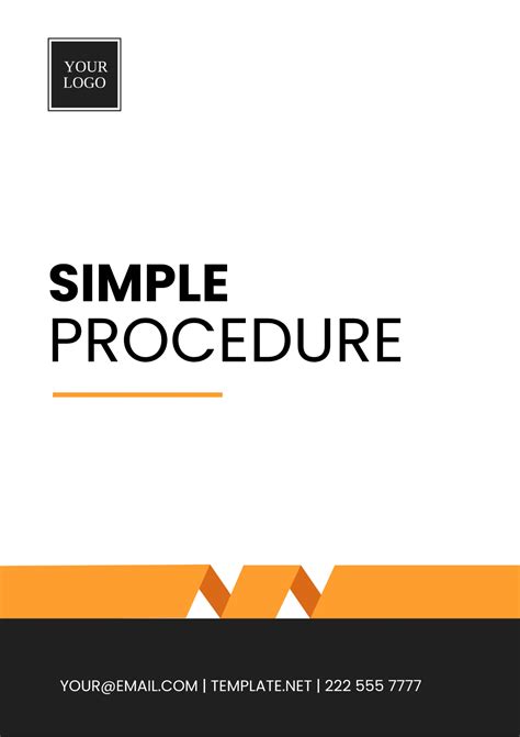 Free Simple Procedure Template To Edit Online Free Simple Procedure Template To Edit Online