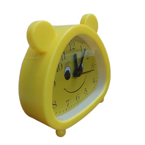 قیمت و خرید ساعت رومیزی کودک مدل آلارم دار ایموجی لبخند موشی