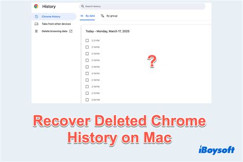 How To Get Back Deleted History On Chrome On Mac [5 Ways]