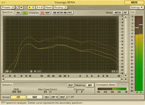 Voxengo Span Free Audio Spectrum Analyzer Effect Plug In For Pc And