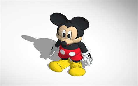 3d Design Mickey Mouse Tinkercad