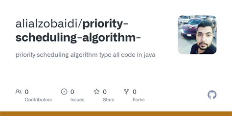 Github Alialzobaidi Priority Scheduling Algorithm Priority Scheduling Algorithm Type All