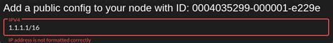 ipv4 input validation · issue 134 · threefoldtecharchive tfgrid